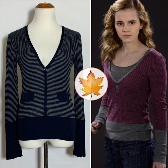 Urban Outfitters | Tops | Lux Striped Waffle Button Cuff Long Sleeve ...